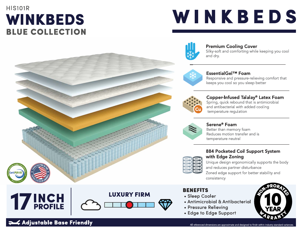 WinkBed Blue Series II | Elegant Design Gallery